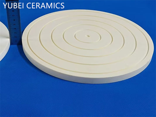 Round Polishing Alumina Ceramic Plates 95% Al2O3 Ceramic Insulation Sheets