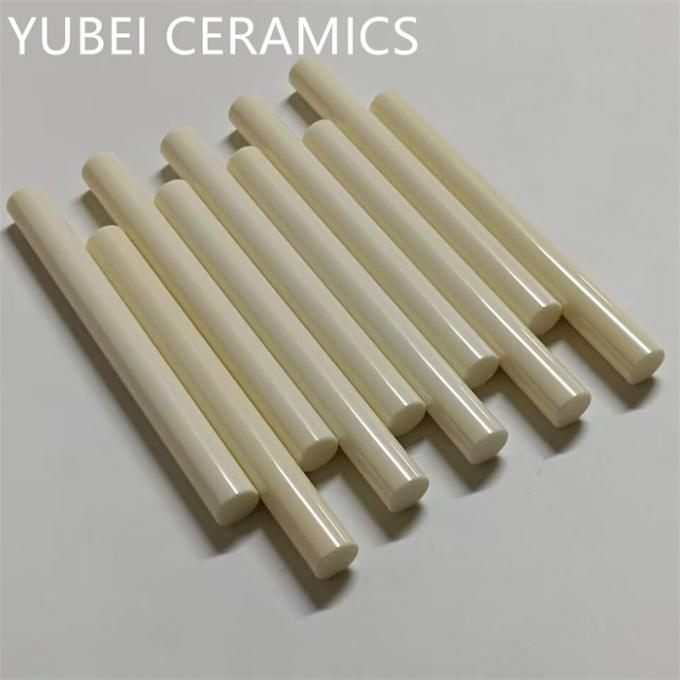 Dry Press Polished Alumina Ceramic Rods Wear / Corrosion Resistance